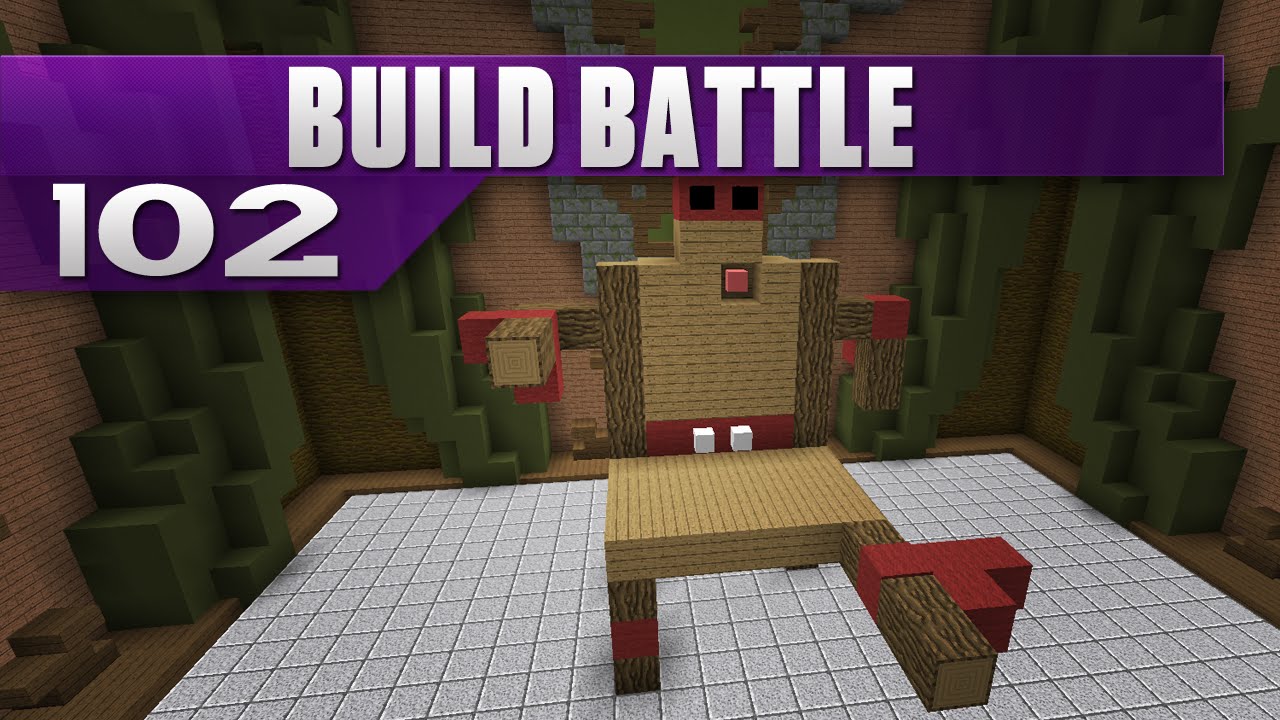 Minecraft: Build Battle || 102 || Ninja Chairs - YouTube