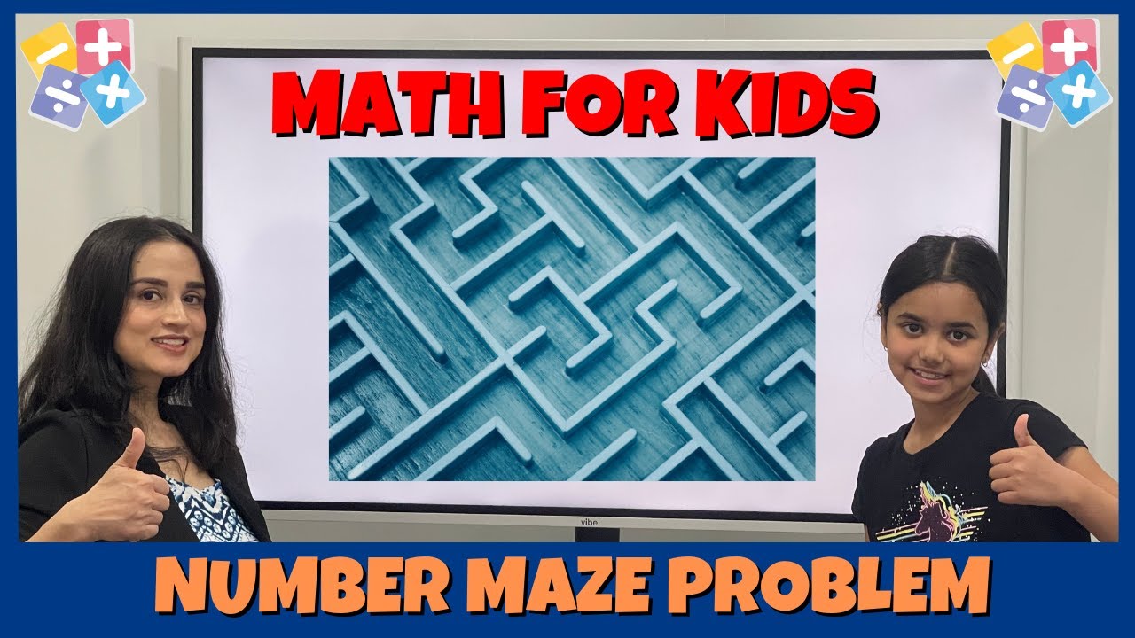 Number Maze Problem for Kids - YouTube