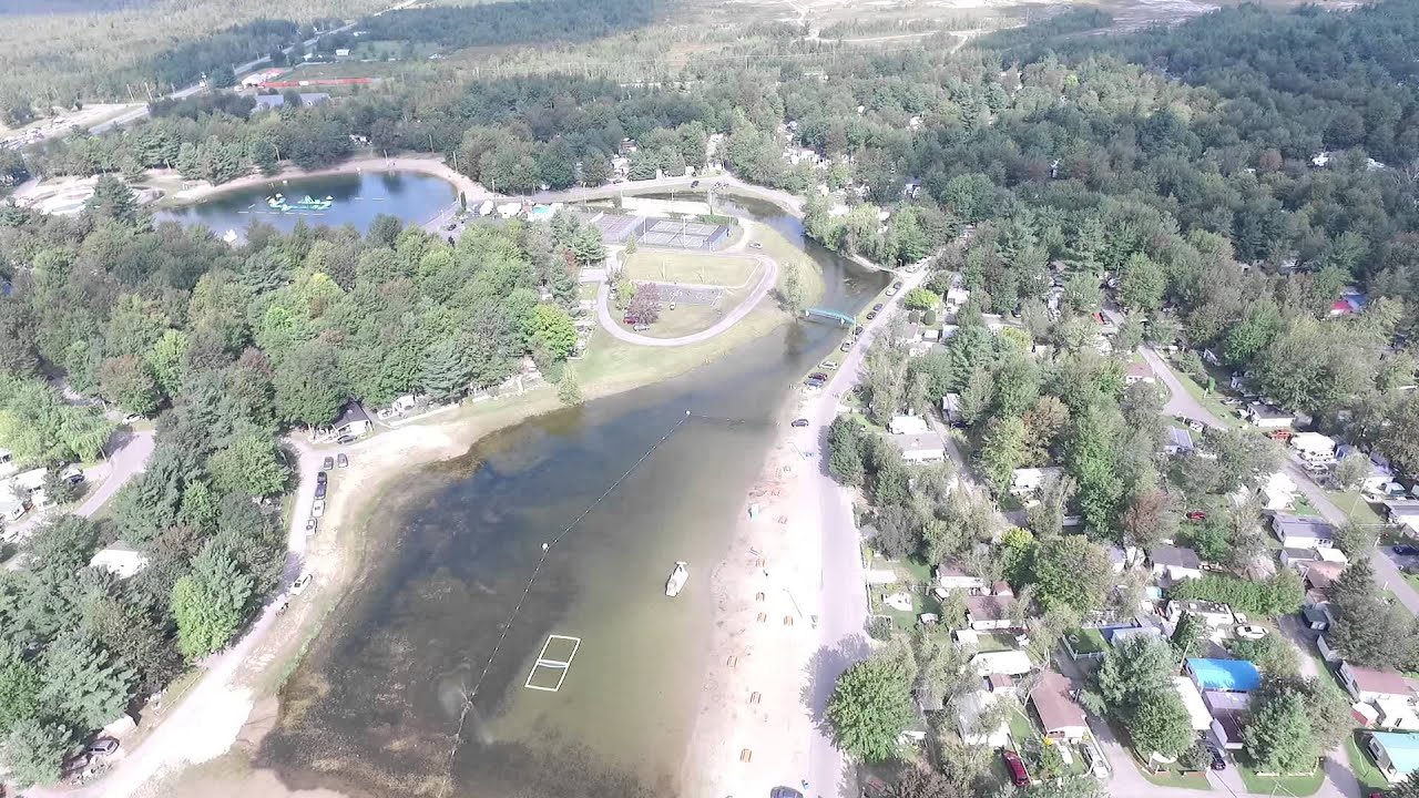 Camping Lac des Pins - YouTube