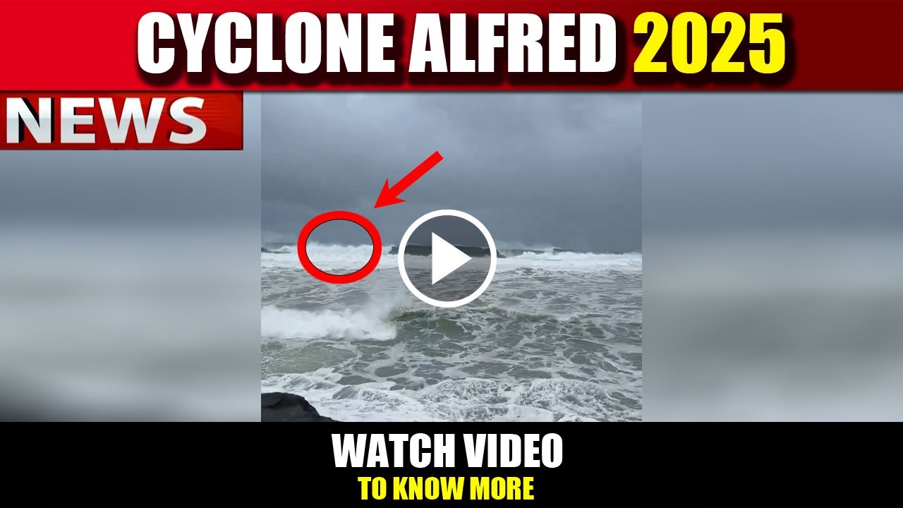 Cyclone Alfred Captured Live on Camera | cyclone alfred gold coast ...