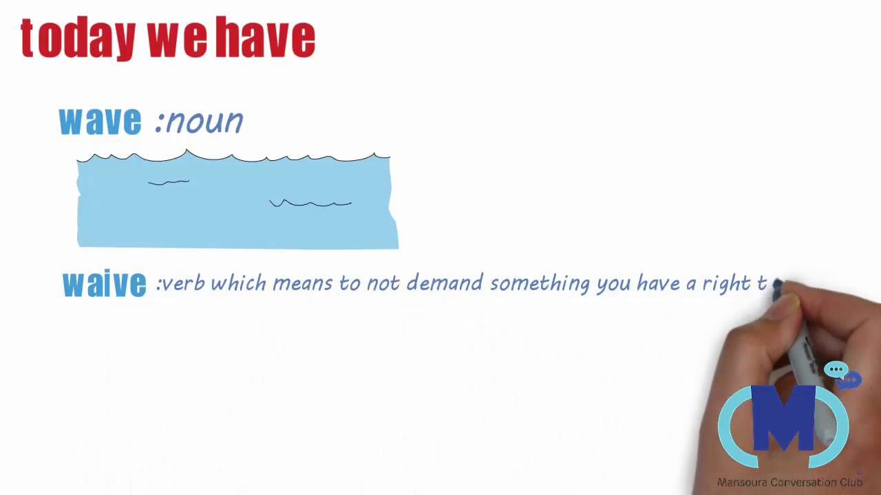 How to pronounce Wave & Waive - YouTube