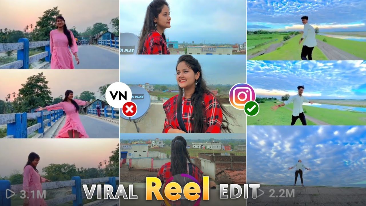 Instagram viral reels tutorial | Instagram trending reels editing ...