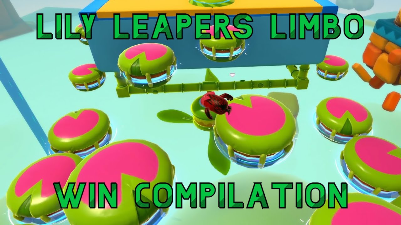 Fall Guys Lily Leapers Limbo Win Compilation - YouTube