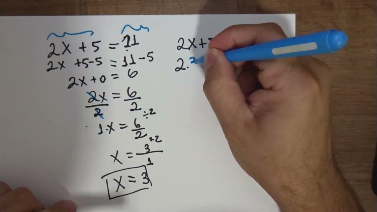 Resolvendo A Equa o De Primeiro Grau 2X 5 11 YouTube resolvendo-a-equa-o-de-primeiro-grau-2x-5-11-youtube