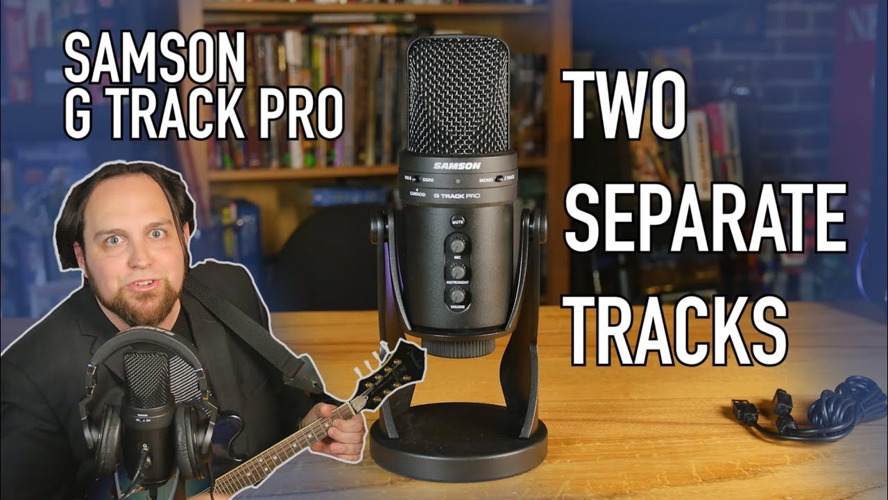 Samson G-Track Pro Microphone: Record Two Separate Tracks - YouTube