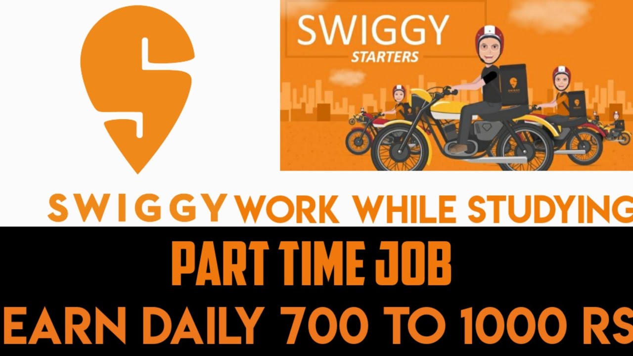 Part time job with Swiggy | Registered online with swiggy | Earn Daily ...