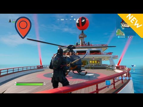 Deadpool Yacht Location Fortnite (Battle Royale) - YouTube