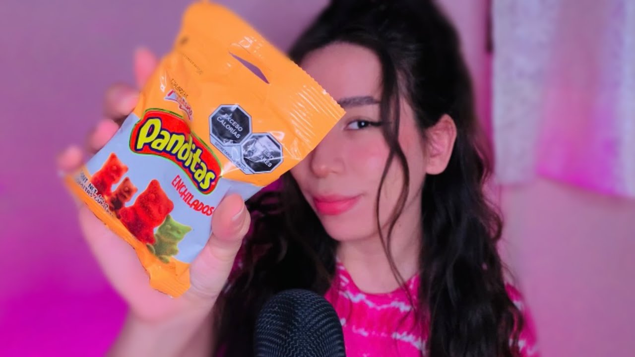 ASMR comiendo gomitas enchiladas - YouTube