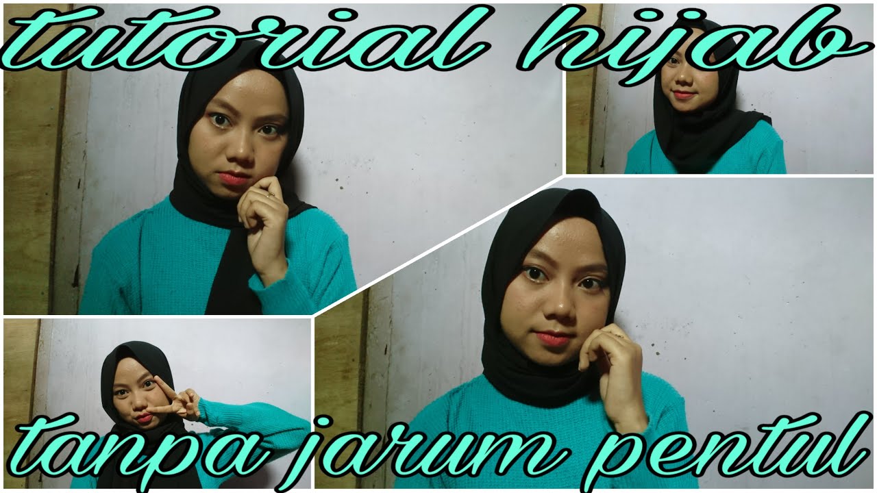 Tutorial hijab tanpa jarum pentul no ribet ribet😀😀 - YouTube