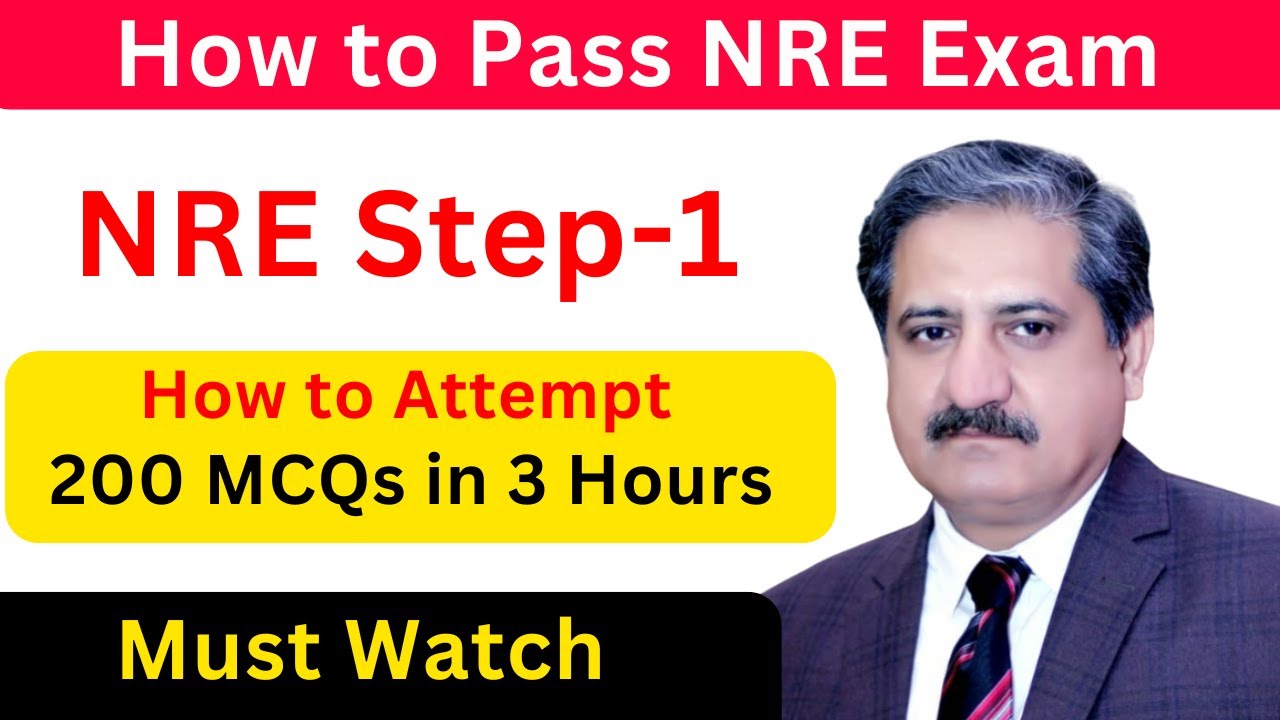 How to Pass NRE Exam | How to Attempt 200 MCQS in 3 Hours - YouTube