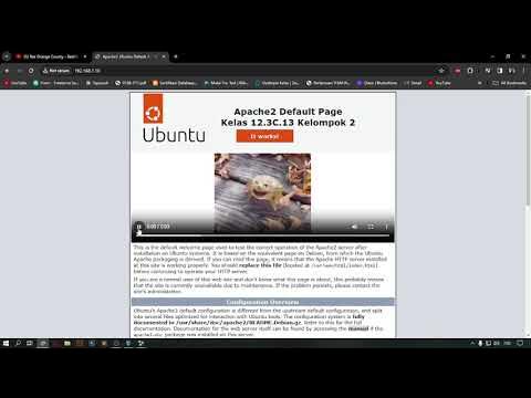 Instalasi linux ubuntu server, web server, dan ftp server kelompok 2 - YouTube