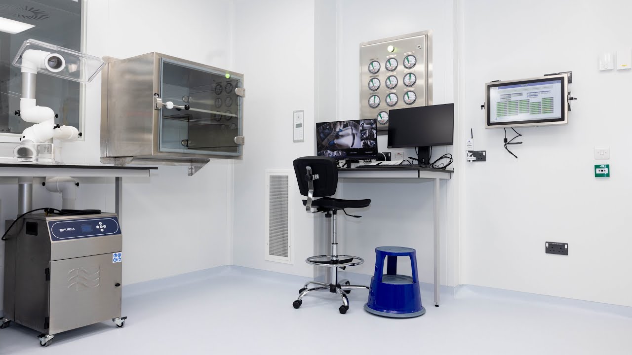 Step inside our brand-new Aseptic Unit! - YouTube