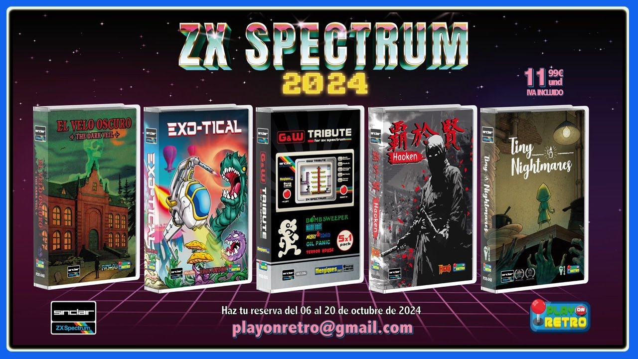 👉Si tienes un ZX SPECTRUM, DEBES ver ESTO 😍 EDICIONES FISICAS PLAY ON ...