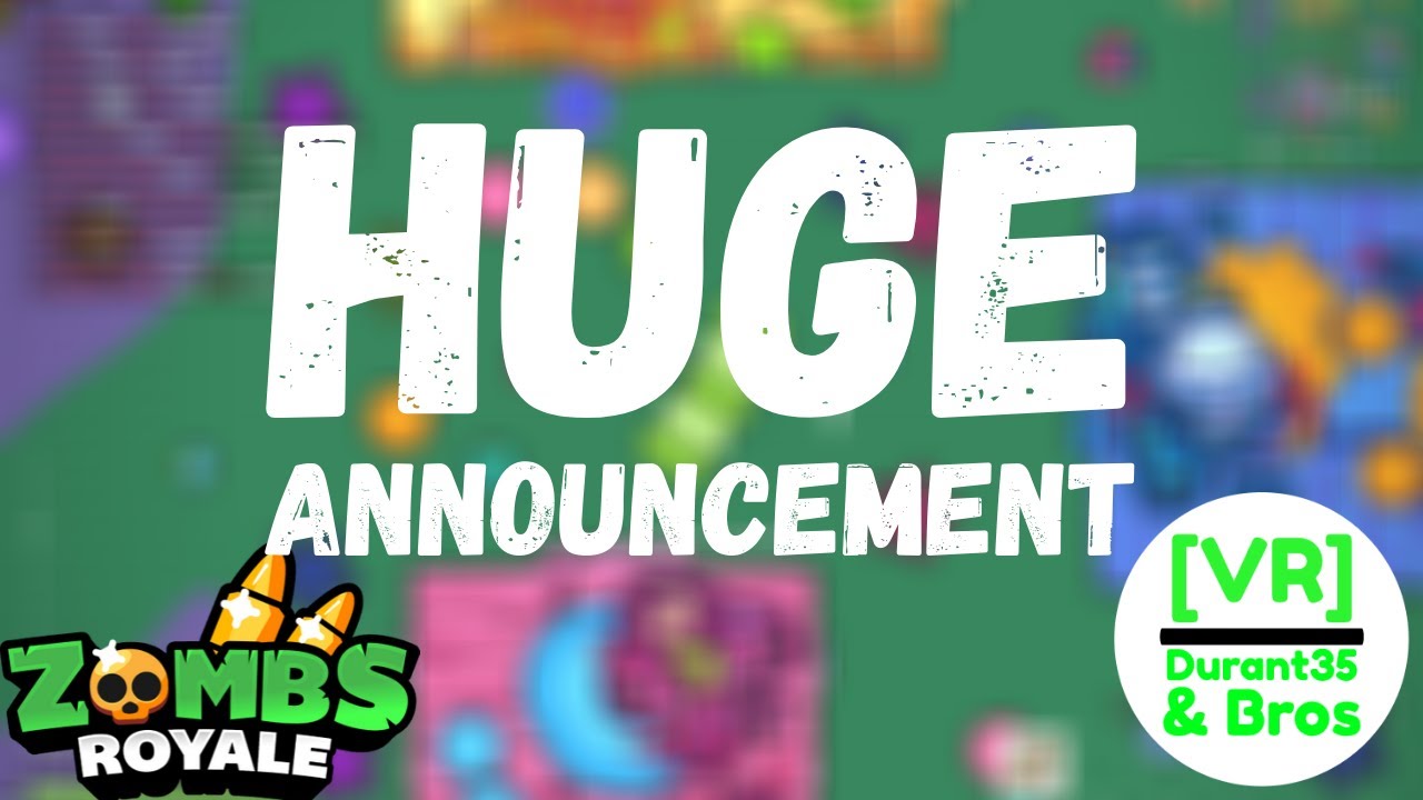 HUGE Announcement!!! | [VR] Durant35 & Bros - YouTube