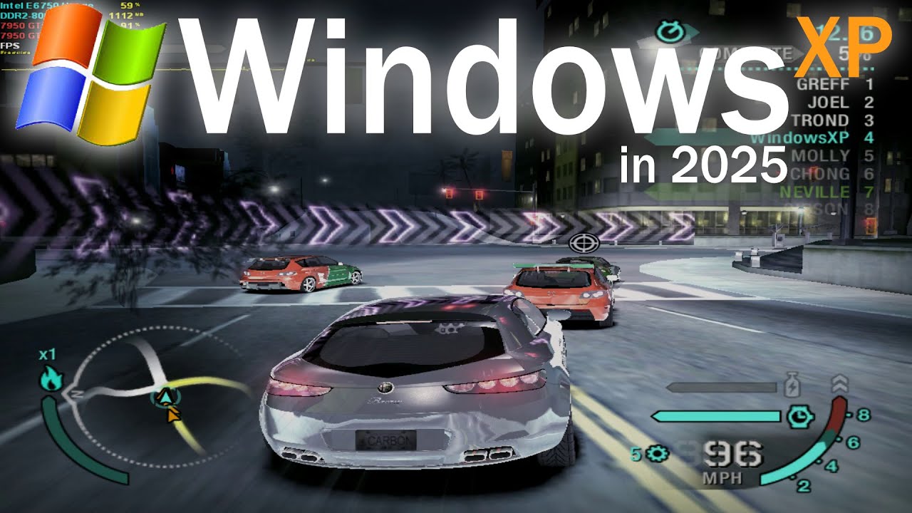 Windows XP Gameplay: Need For Speed Carbon - YouTube