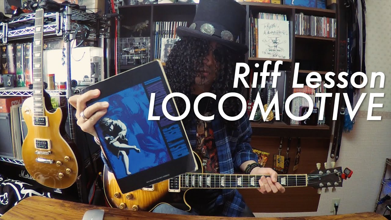 How To Play LOCOMOTIVE / Guns N' Roses Slash Guitar Lesson by Marslash ...