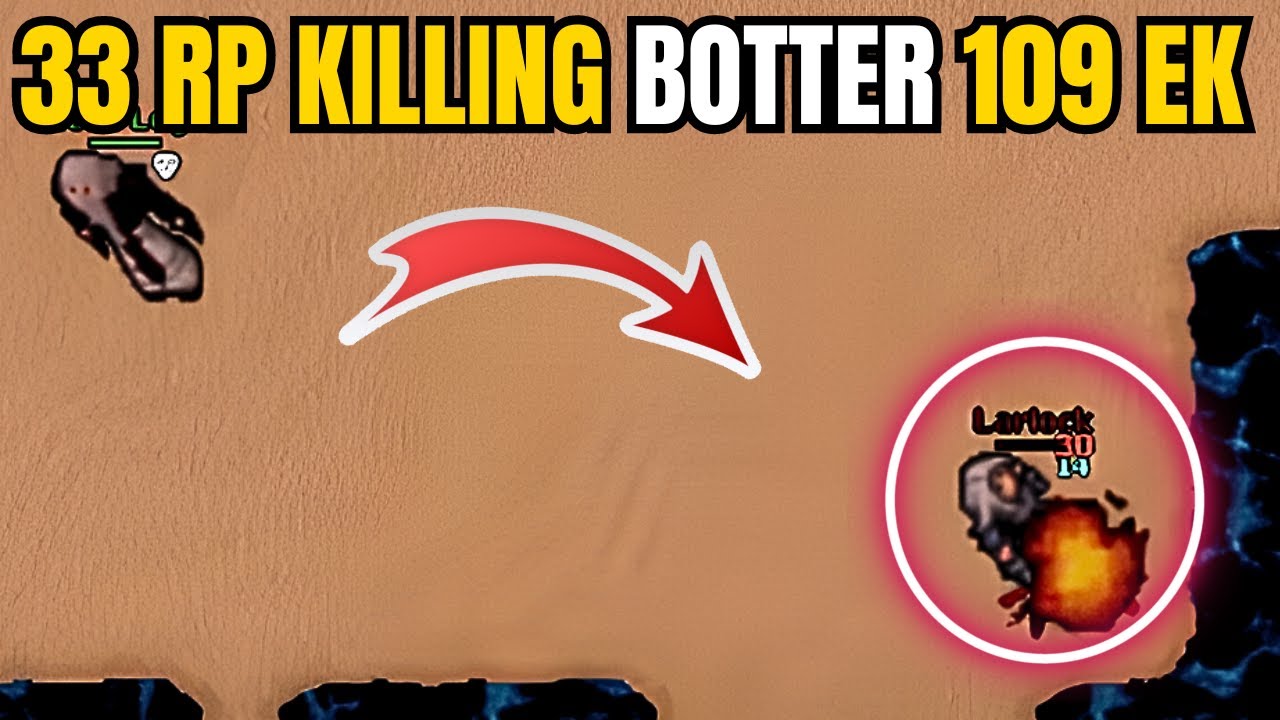 (TIBIA PK) 33 RP KILLING BOTTER 109 EK (TIBIA 7.4) - YouTube