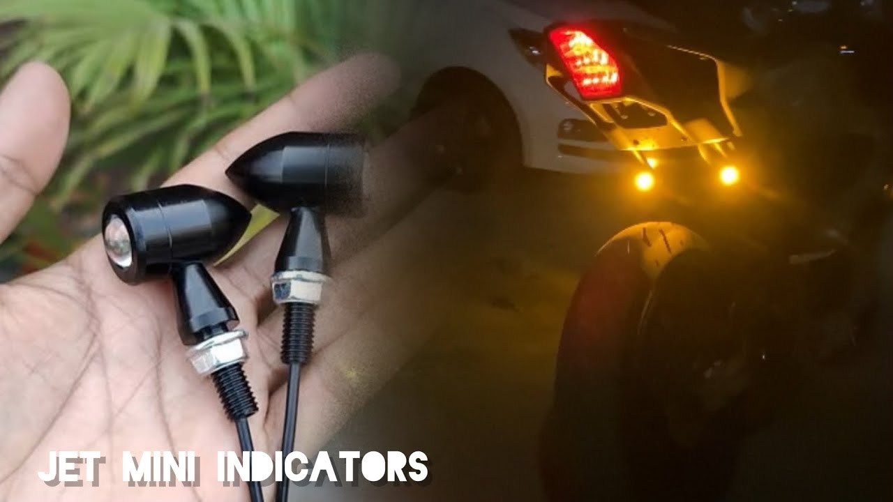 Jet led indicators installed in r15 m | jet mini led indicators - YouTube