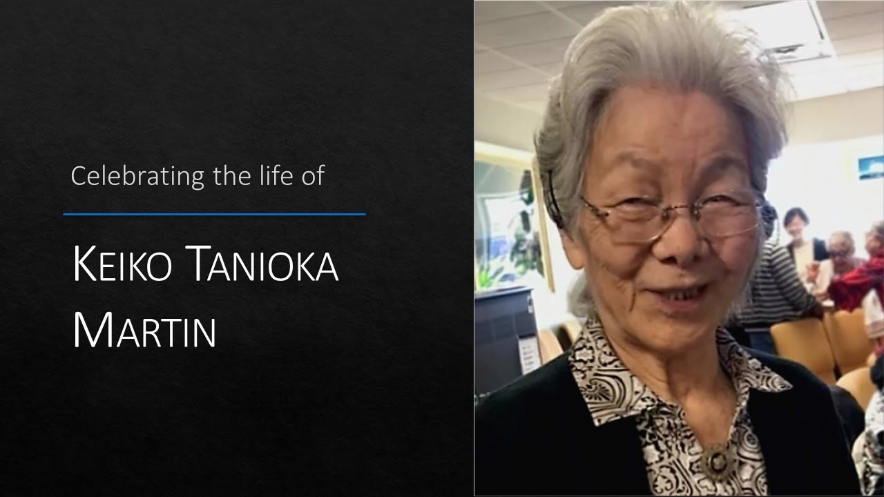 Funeral Service for Keiko Tanioka Martin - YouTube