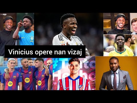 Gregory sou dosye vinicius la, 4jwè Barcelone bloke Julian alvarez nan Barcelone. #barcelone 