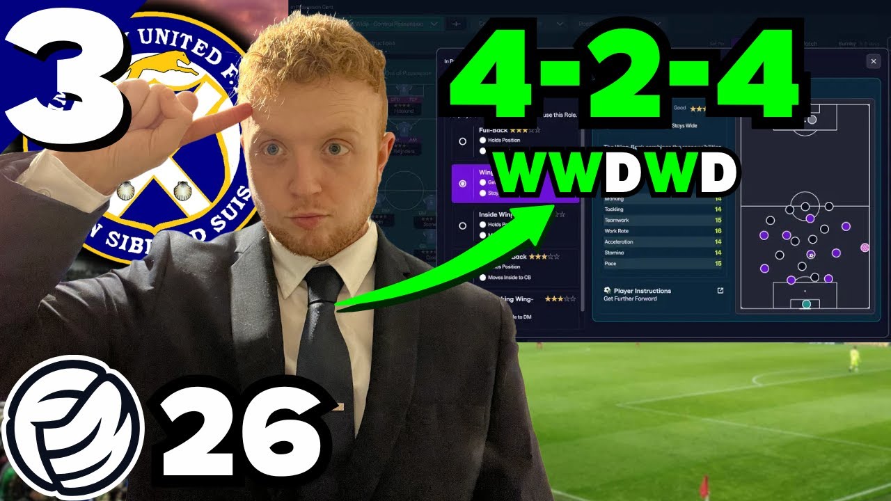 THE BEST TACTIC IN FM26 | Part 3 | LIMAVADY UNITED | UK Journeyman FM26 ...