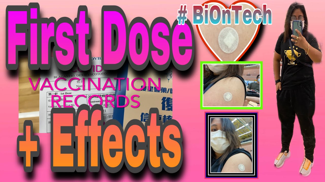 #First Dose + Effects #BioNTech || Dexie’s VLOG - YouTube