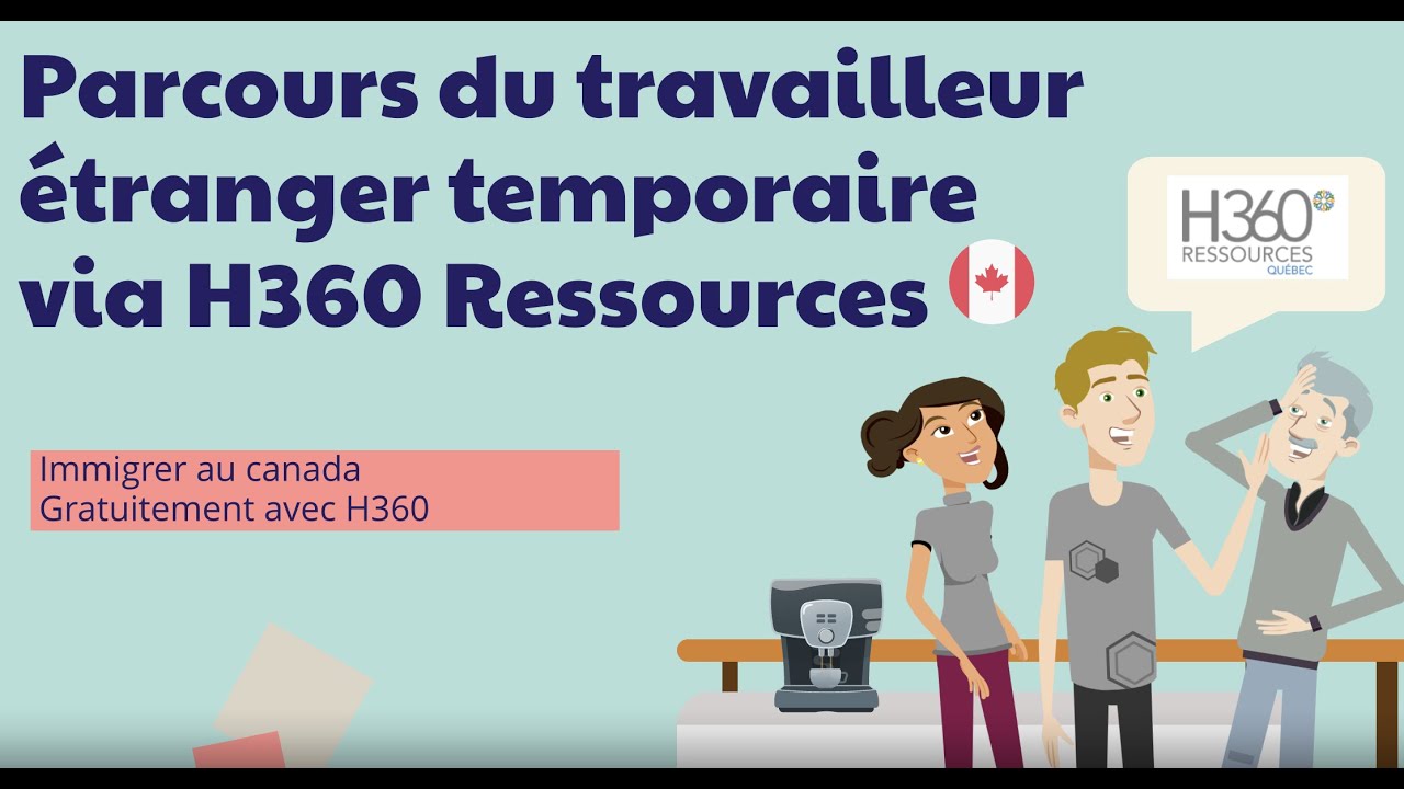 Les étapes à suivre pour travailler au Canada via H360 Ressources - Immigrer au Canada - YouTube