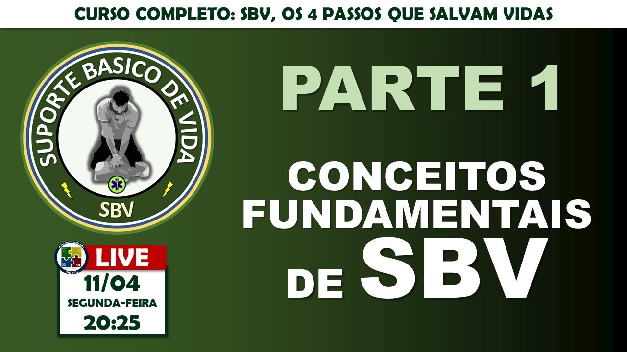 SBV, CONCEITOS FUNDAMENTAIS | CURSO DE SBV COMPLETO | PARTE 1 - YouTube