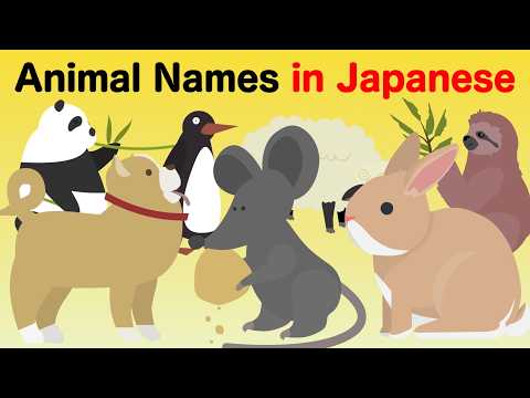 40+ Animals vocabulary in Japanese | Animals names in Japanese