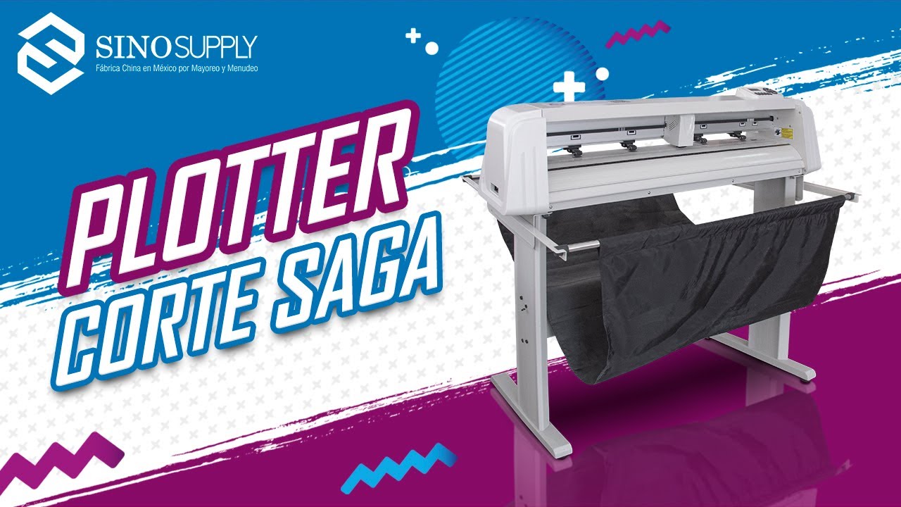 Plotter de corte saga Sino Supply - YouTube