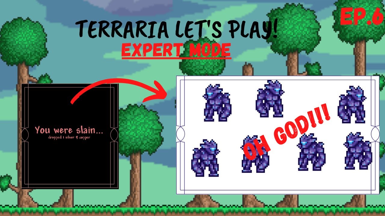 So Many Granite Golems!!! I Terraria Let's Play Ep. 6 - YouTube