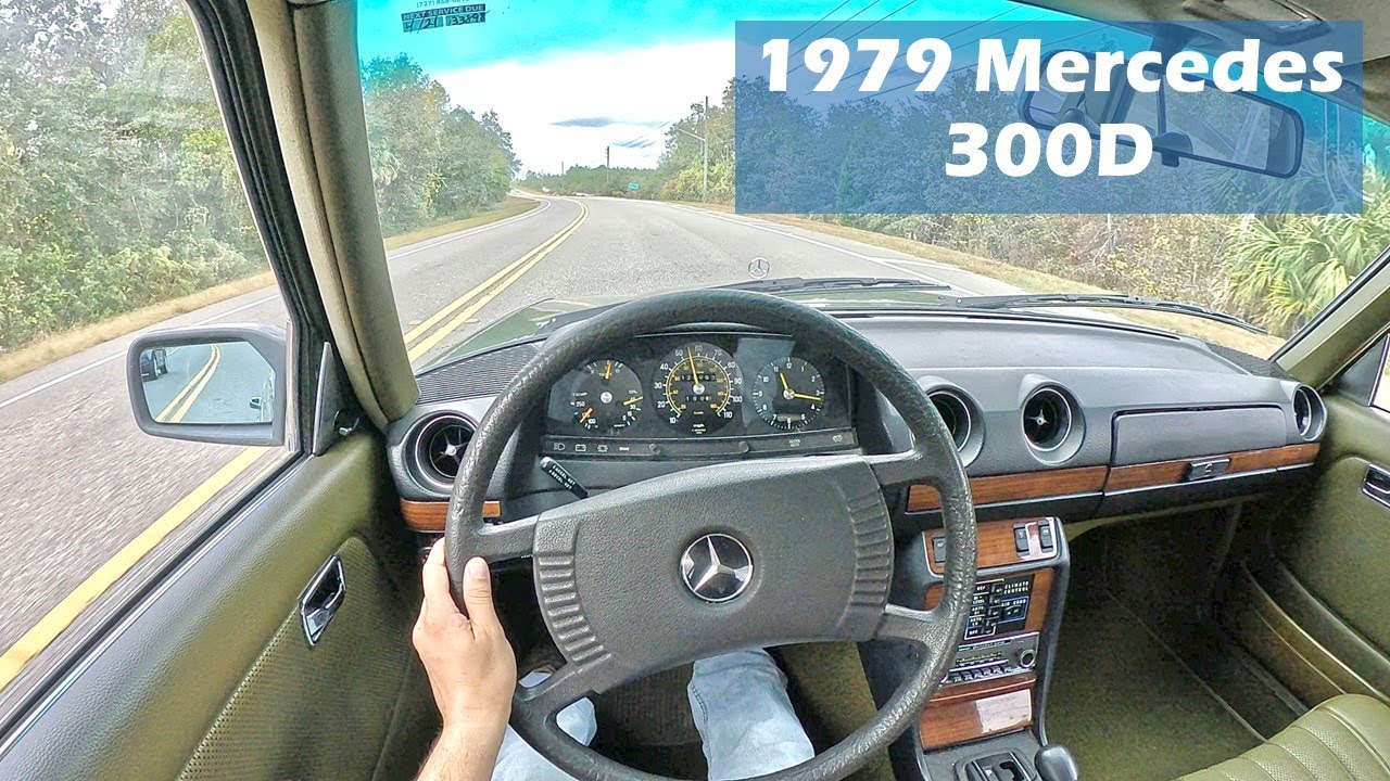 POV Drive (HD 4K) - 1979 Mercedes-Benz 300D (W123) - YouTube