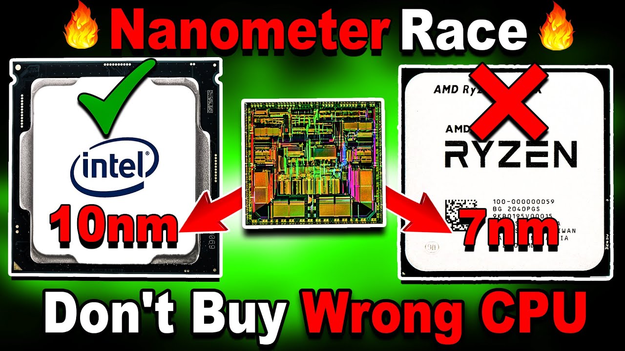 🔥Intel vs AMD 2021🔥Nanometer Race or Just a Marketing Gimmick🔥Which CPU ...