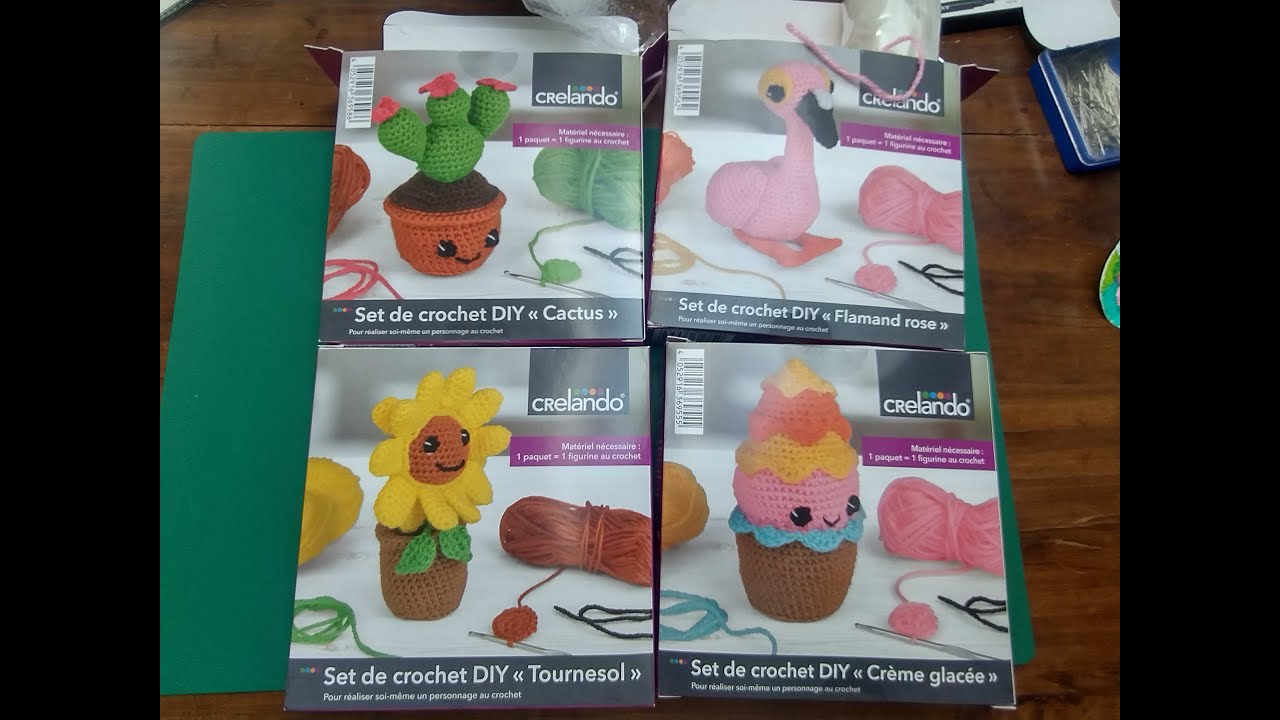 UNBOXING arrivage kits crochets LIDL - YouTube
