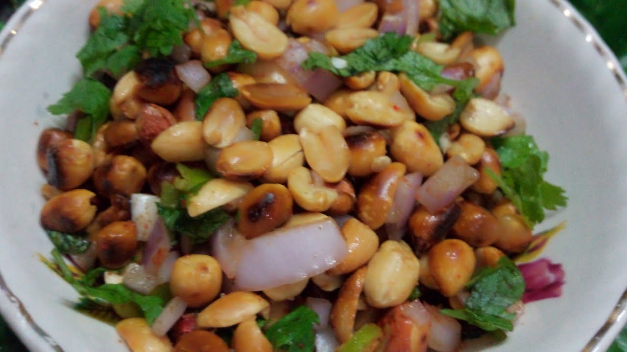 Moongfali chat | peanuts chat recipe !मूंगफली चाट || पीनट चाट रेसिपी ...