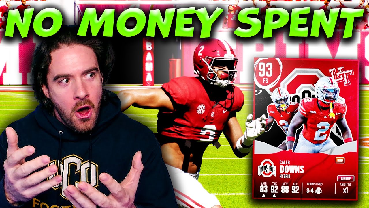 *NEW* Caleb Downs Leads INSANE OVERTIME Win! CFB 25 No Money Spent Ep40 ...