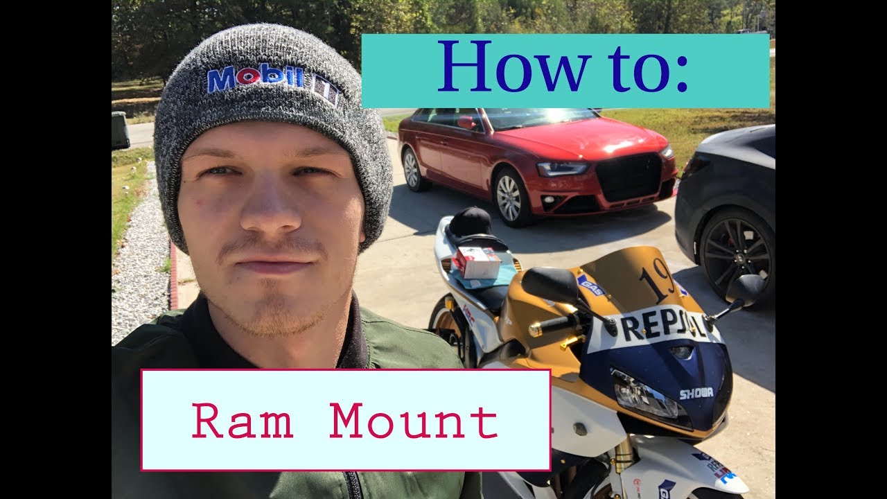 How to Install a Ram Mount on Your Motorcycle | $1000 Giveaway! - YouTube