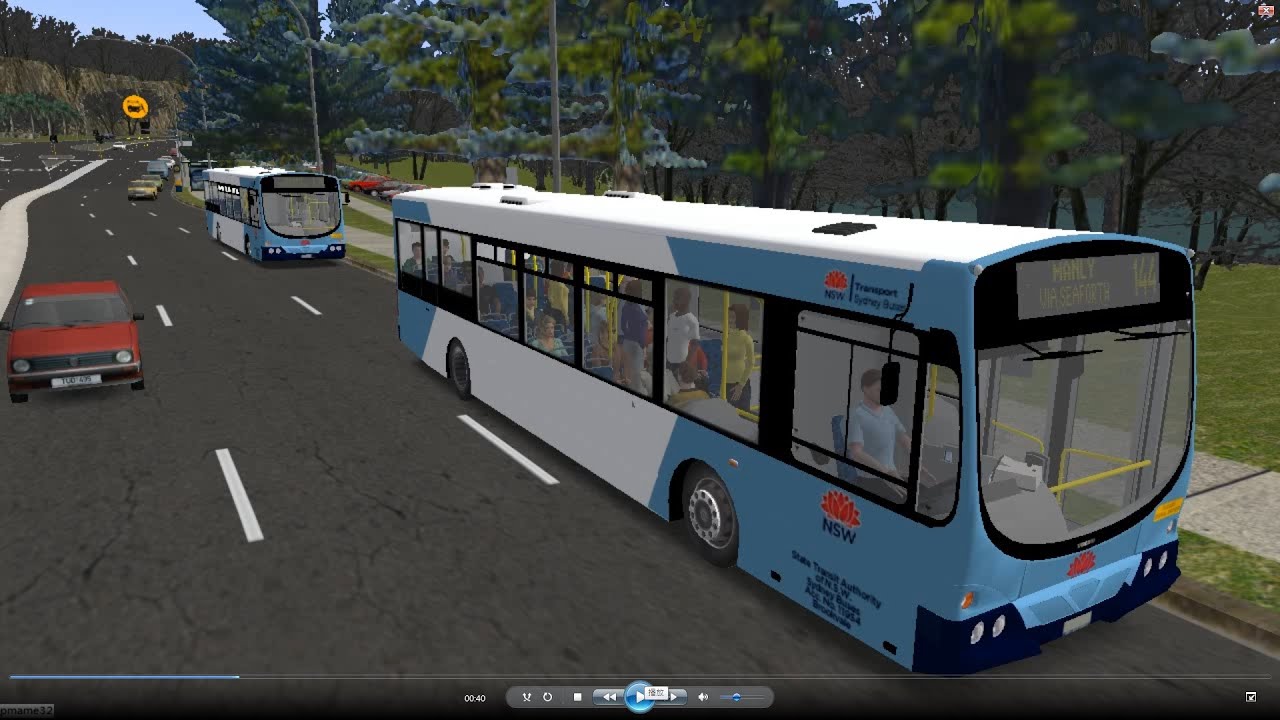 Omsi 2 tour (629) Sydney bus 144 Mosman Junction - Manly Wharf Gilbert ...