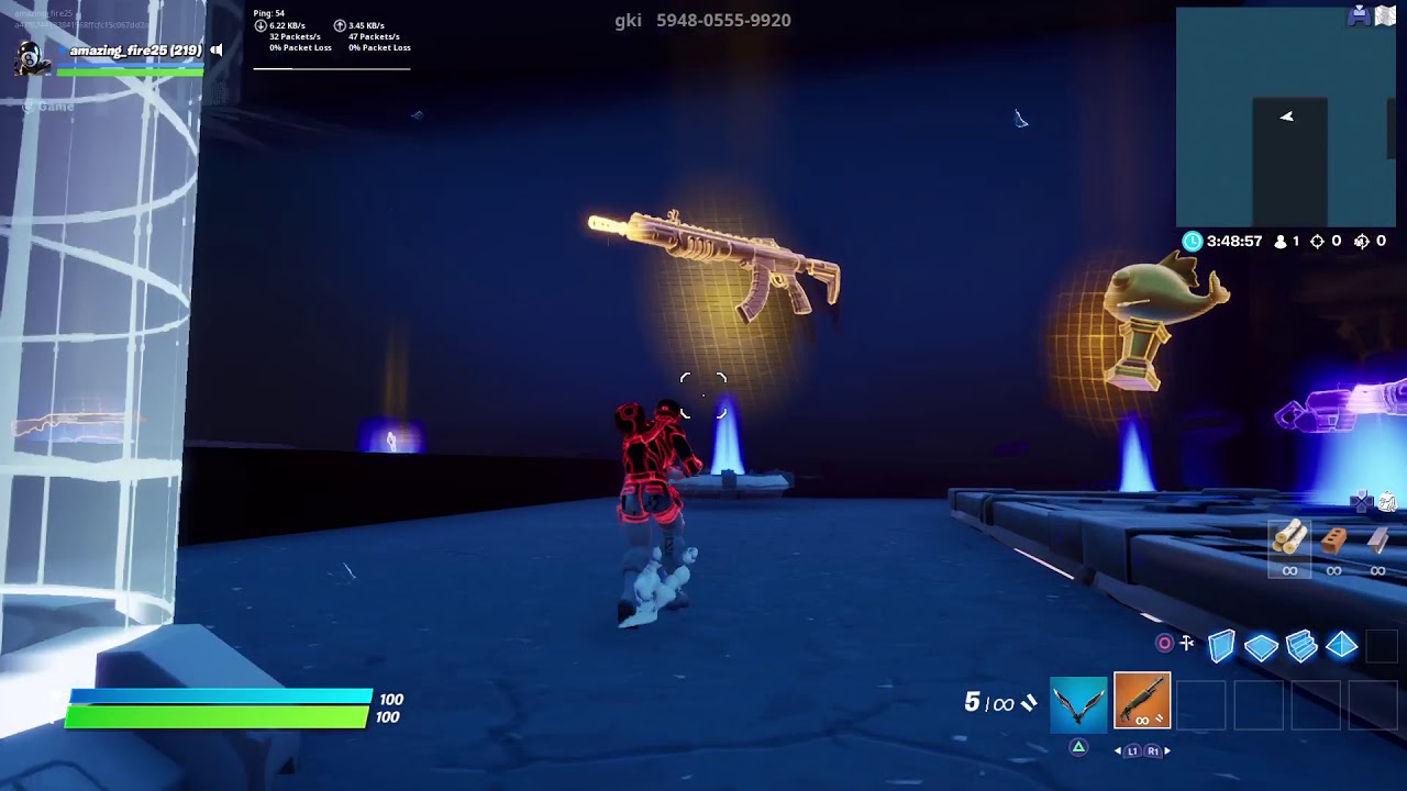 Fortnite glitched 1v1 island by glitch king - YouTube