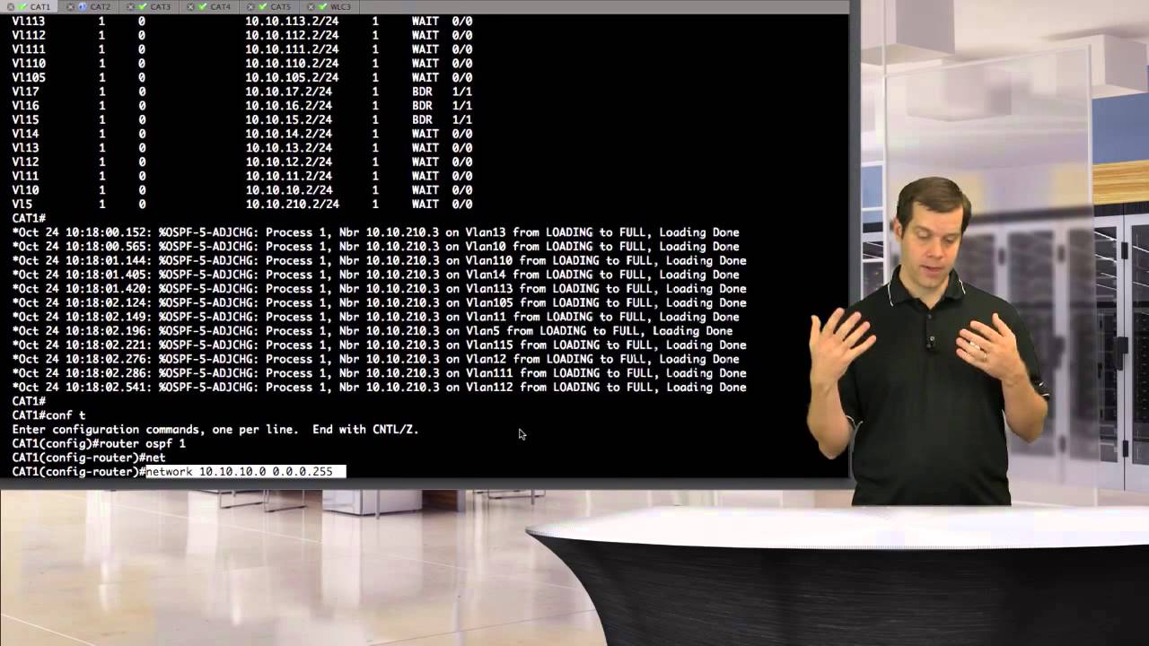 CCIE Wireless V3 Lab VOD Training :: OSPF IPv4 - YouTube