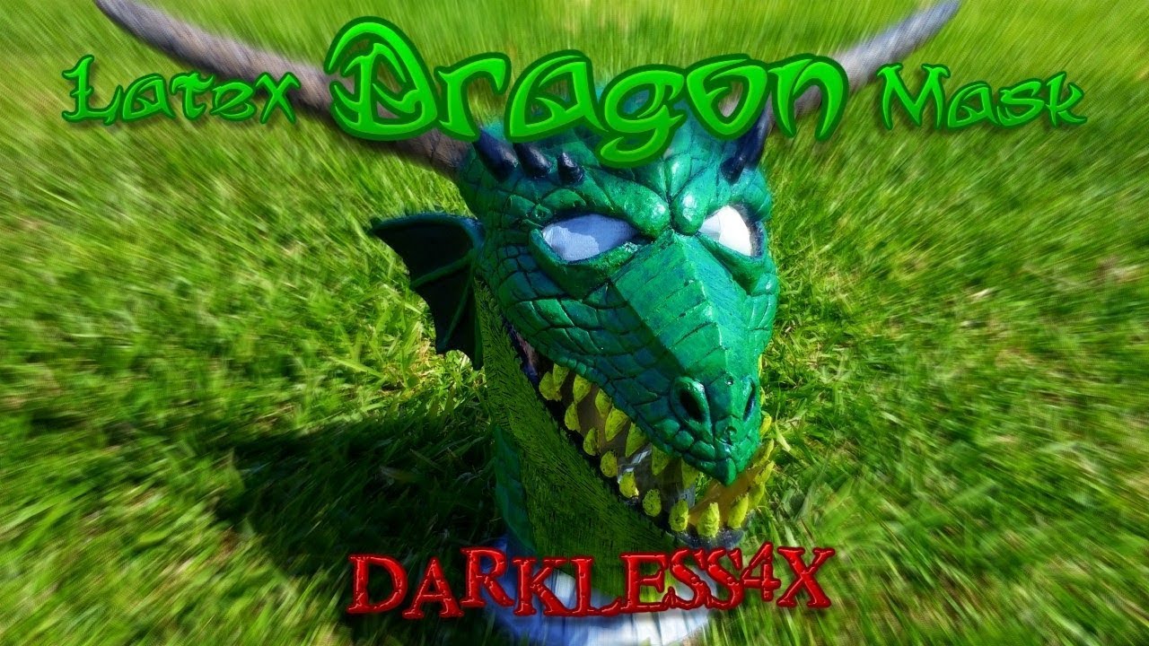 Latex Dragon Mask | Darkless4X - YouTube