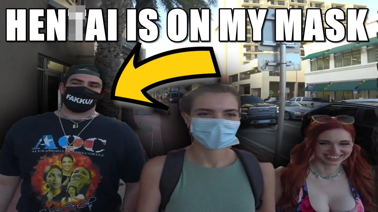 What's on your mask Hasan!? - YouTube