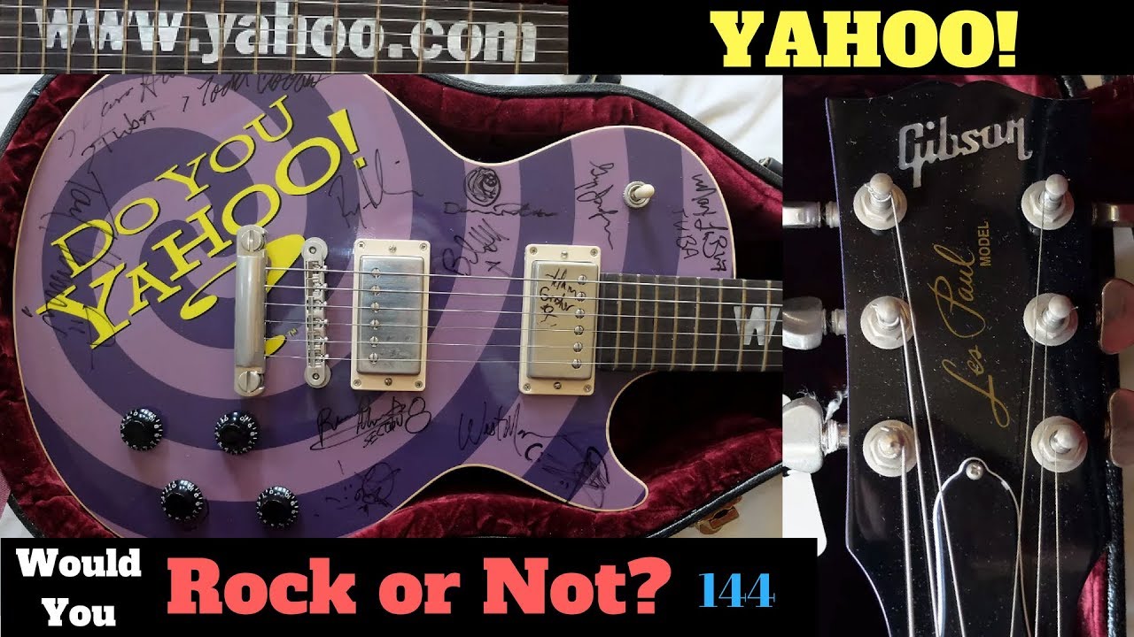 Yes, It's Real - Do You Yahoo? | Gibson YAHOO! Les Paul Custom Shop | WYRON 144 - YouTube