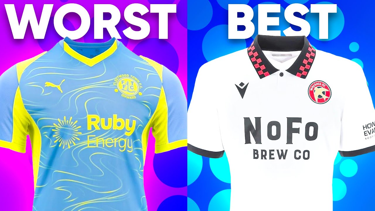 Brutally Rating ALL 72 EFL League TWO Kits (25/26) - YouTube