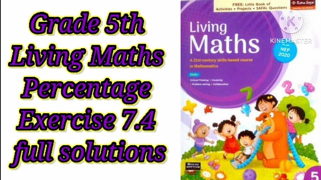 Exercise 7 4 Living Maths Grade 5th Solutions Mathsadda Percentage Exercise 7 4 Living Maths Grade 5th Solutions Mathsadda Percentage