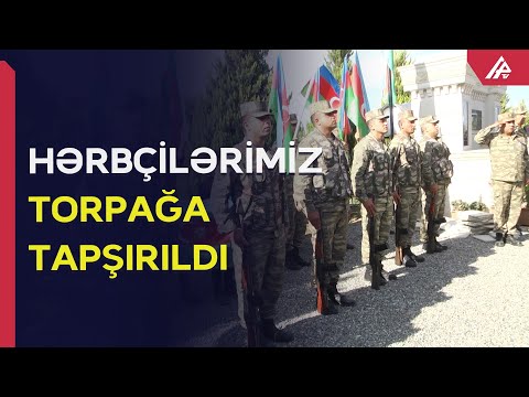Salyan, Goranboy və Tovuzda şəhidlərimiz dəfn olundu - APA TV