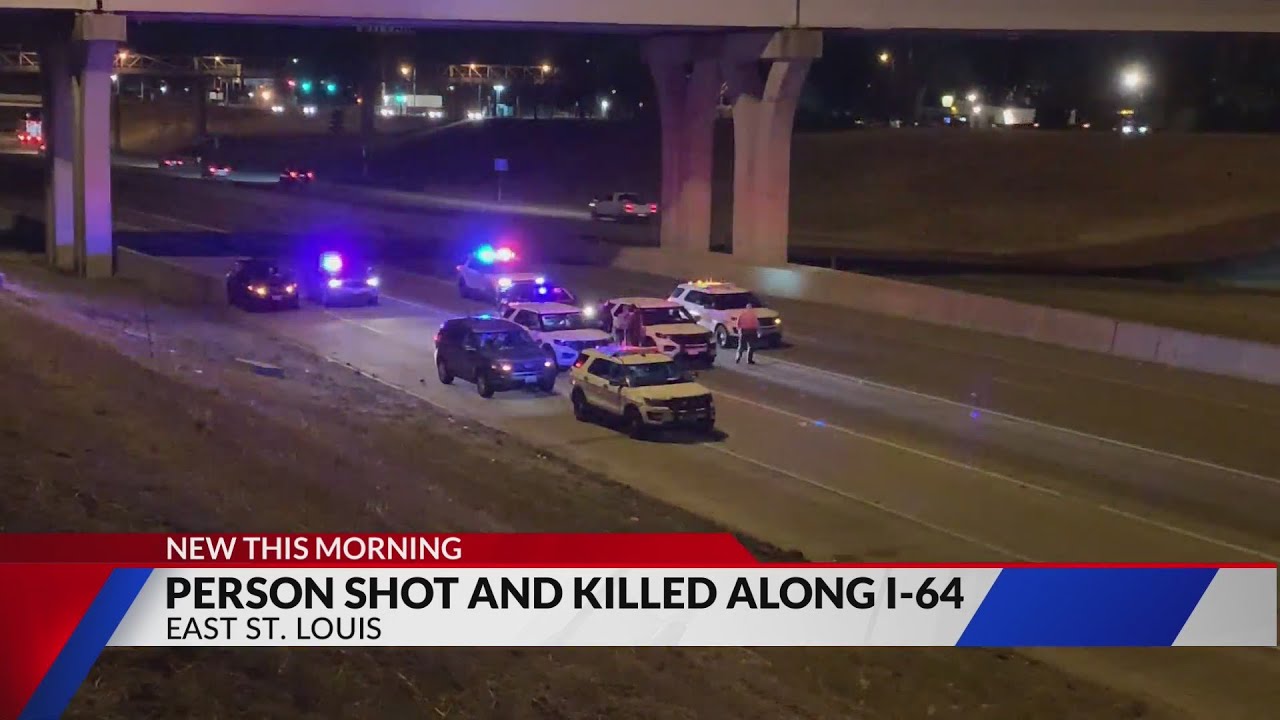One shot and killed Wednesday night on WB 64 in East St. Louis - YouTube