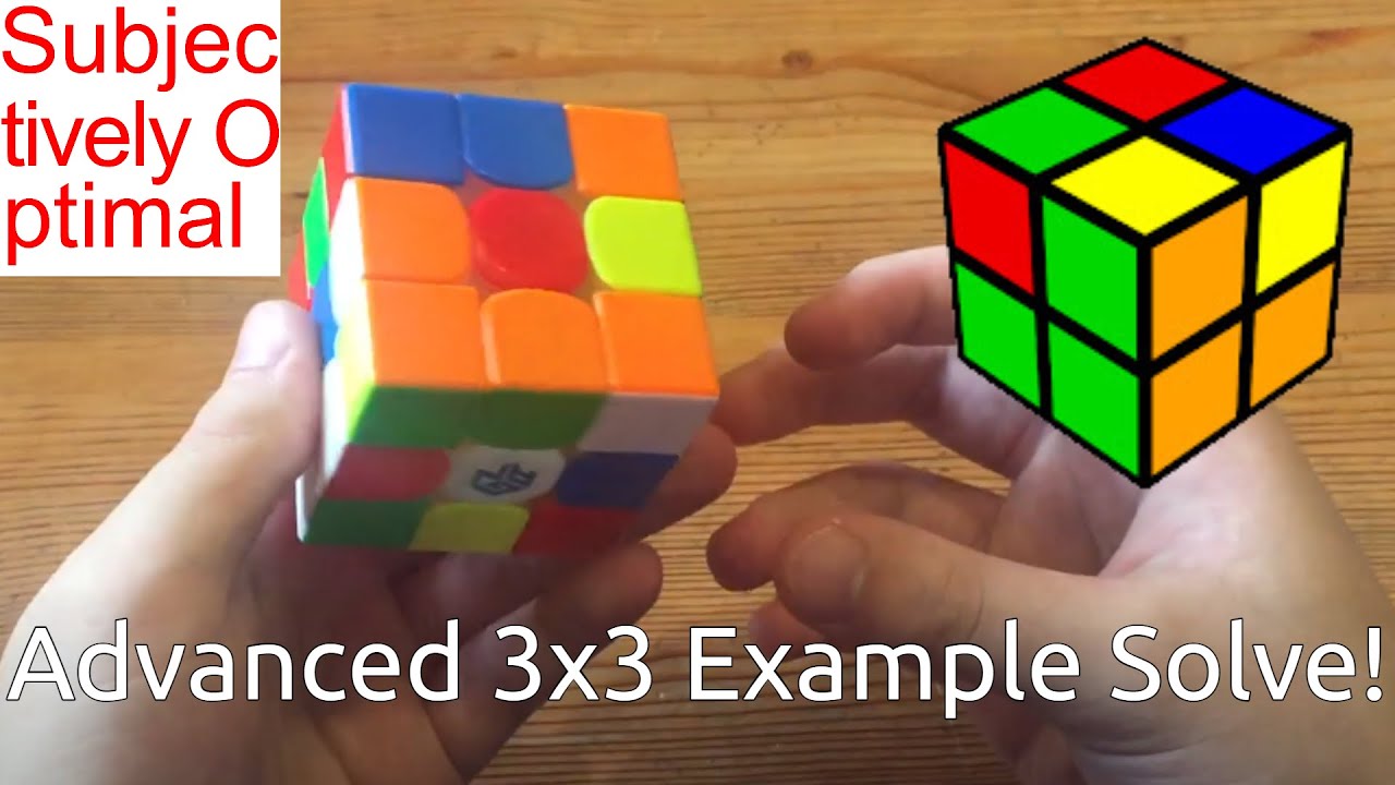 Advanced 3x3 Example Solve! Feat. Swag Solution | For PM Cubing's Video - YouTube