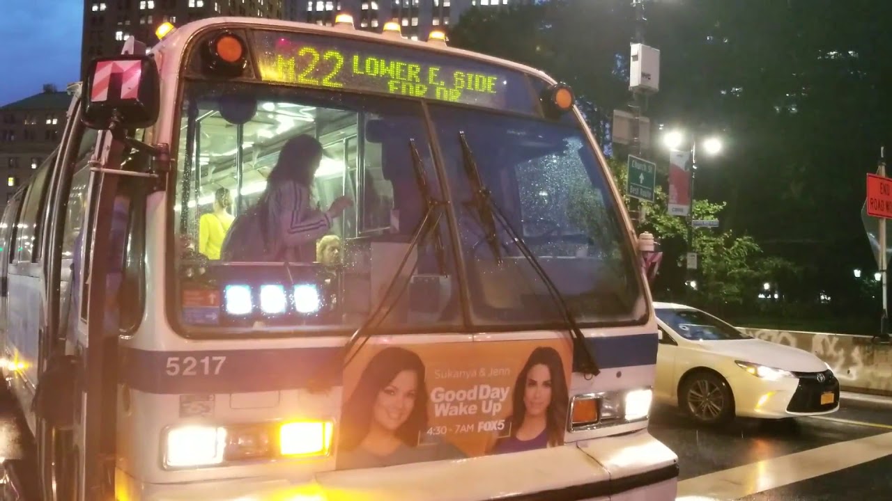 1998-1999 NovaBus RTS-06 Bus #5217 on The M22 Bus To Lower East Side ...