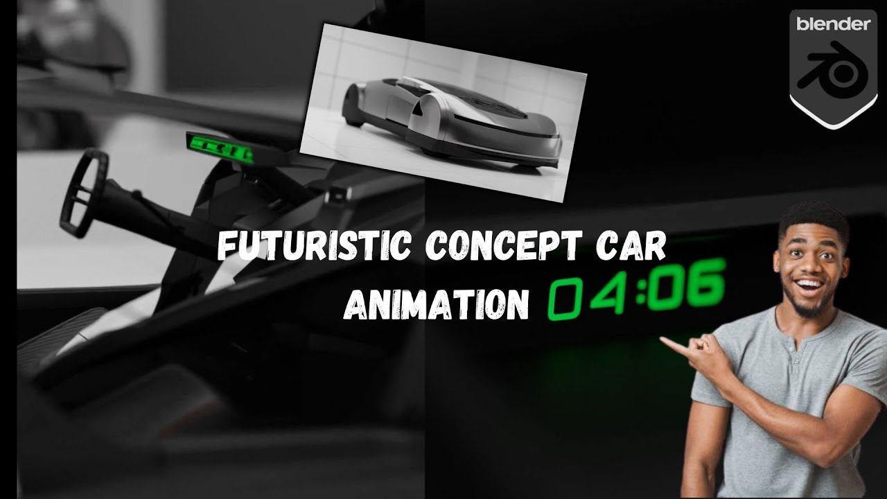 Futuristic Concept Car Animation | Stunning Blender CGI Motion🚙🤔# ...